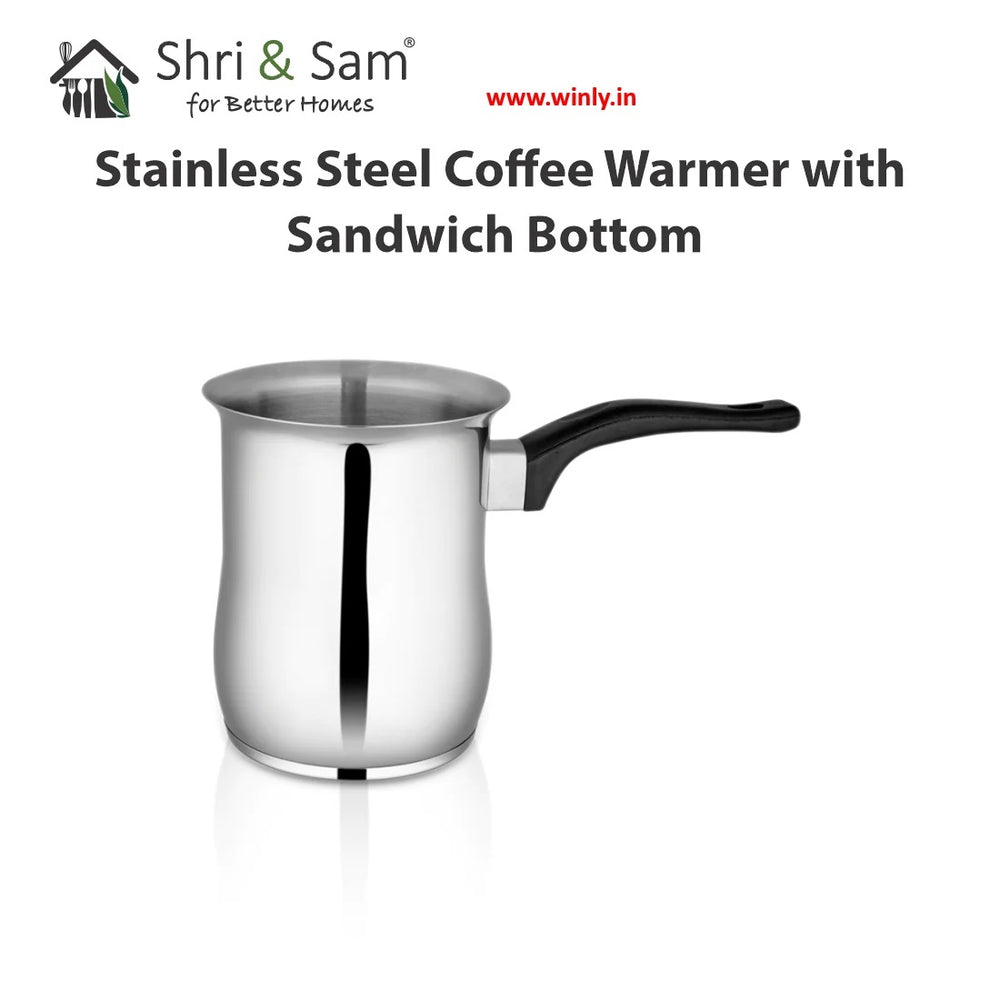 Shri & Sam Stainless Steel Coffee Warmer – Sandwich Bottom