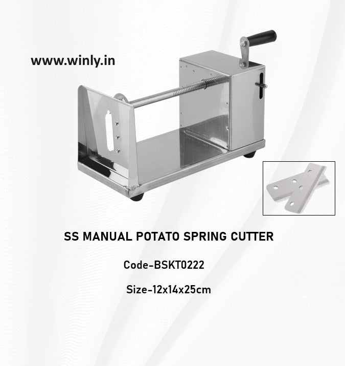 SS Manual Potato Spring Cutter Stainless Steel