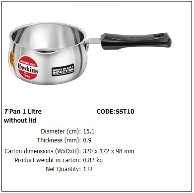 Hawkins Stainless Steel T-Pan – Durable & Easy to Use